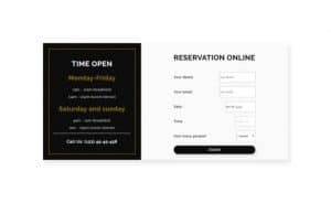 Booking form html & css - Brilex 007