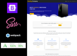 Hosting - free bootstrap 5 template - Brilex 007