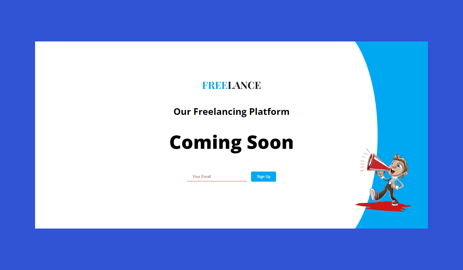 Coming soon landing page - Brilex 007